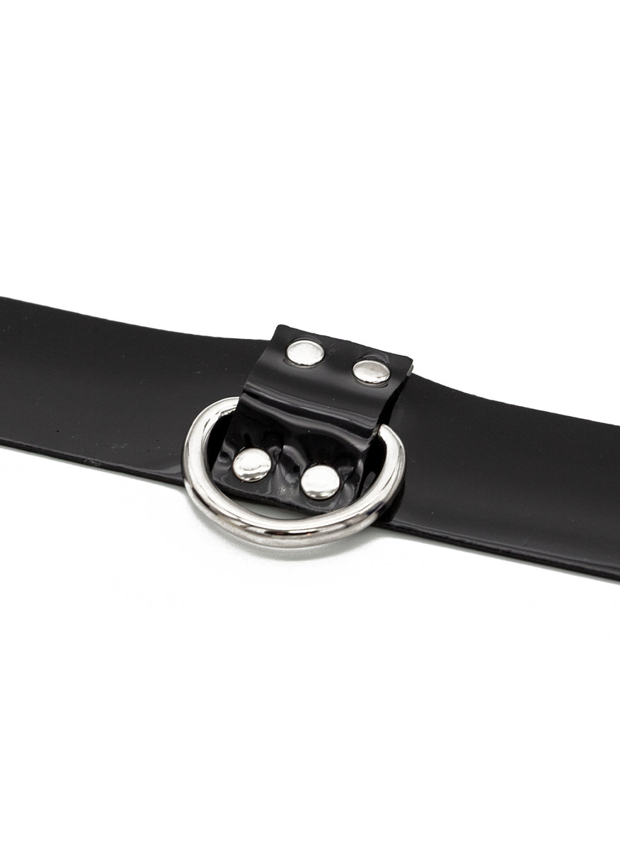 Stockroom | Black PVC Collar w/ D-Ring – Male Stockroom
